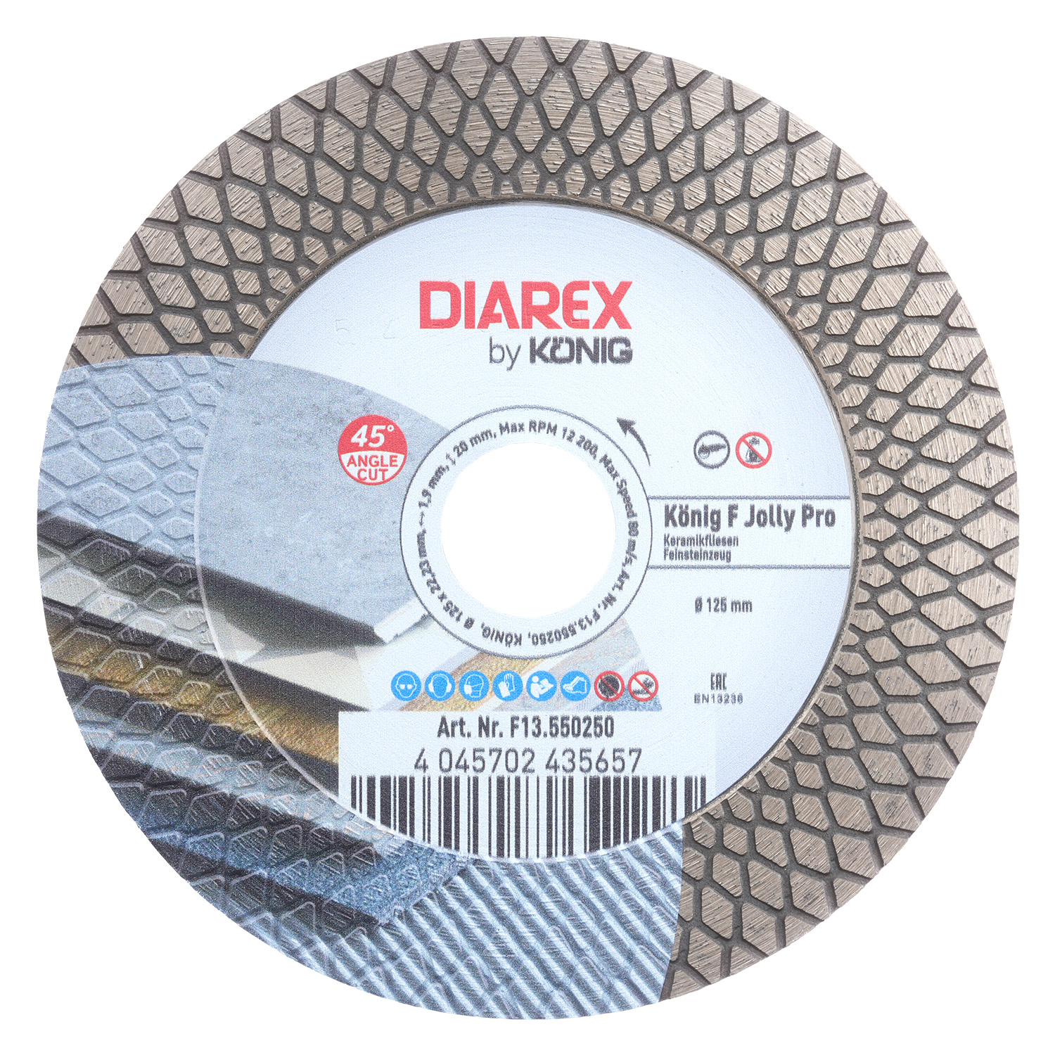 DIAREX Trennscheibe König Pro Gres ø 125 mm | F13.550250